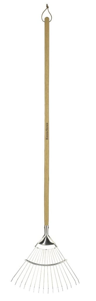 Kent & Stowe Stainless Steel Long Handled Lawn & Leaf Rake - Burleydam ...