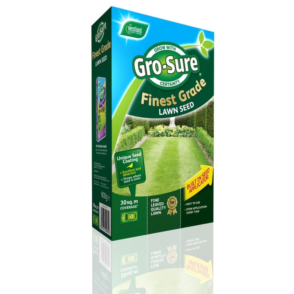 GRO-SURE FINEST LAWN SEED 30sqm - Burleydam Garden Centre