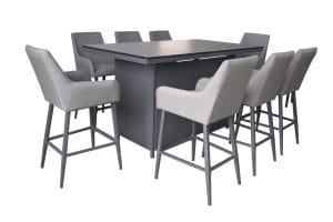 Supremo Mirfield Bar Set - 8 Seat - Burleydam Garden Centre