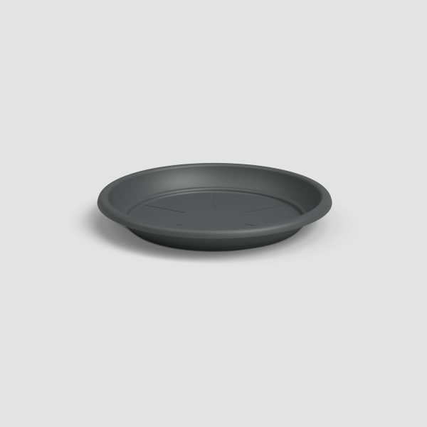 Artevasi Round Saucer 35cm Anthracite - Burleydam Garden Centre