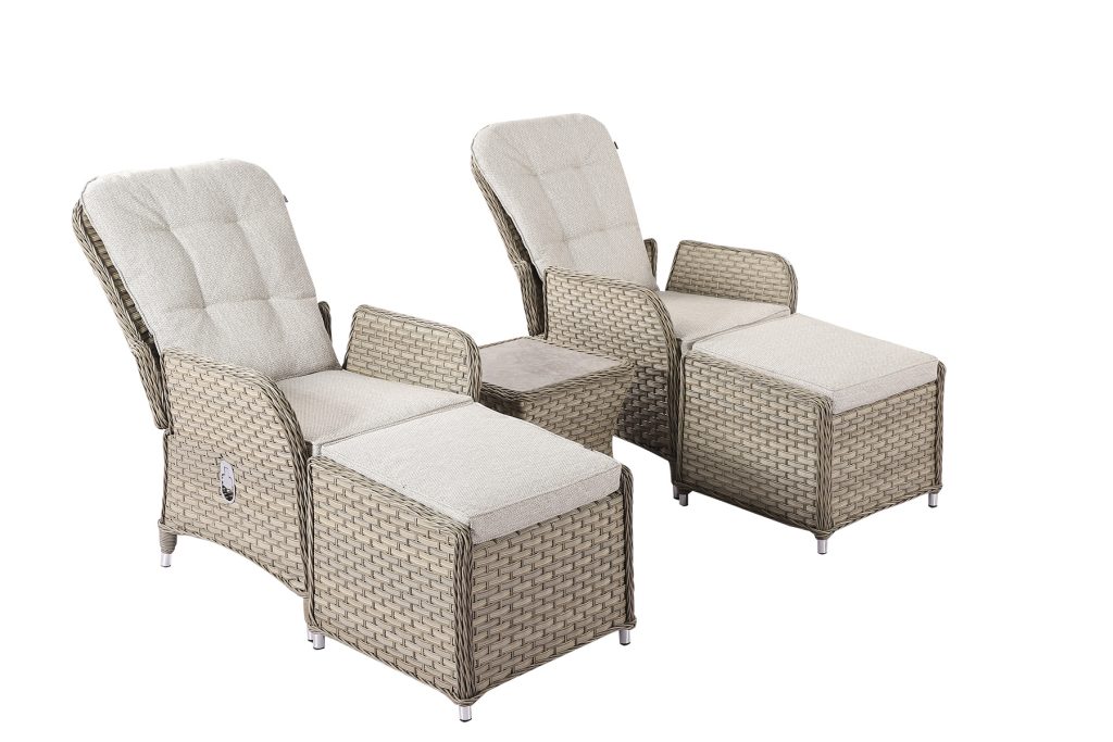 Hartman Eton Reclining Companion Set - Burleydam Garden Centre
