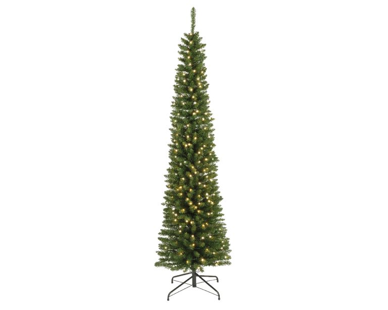 Kaemingk Everlands Pencil Pine - 7ft - Prelit - Burleydam Garden Centre